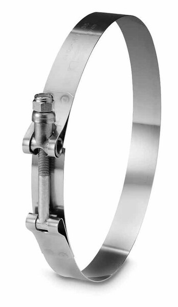 94100-0650 | 6.5" Nominal Diameter, T-Bolt and Locknut Zinc Plated with ...